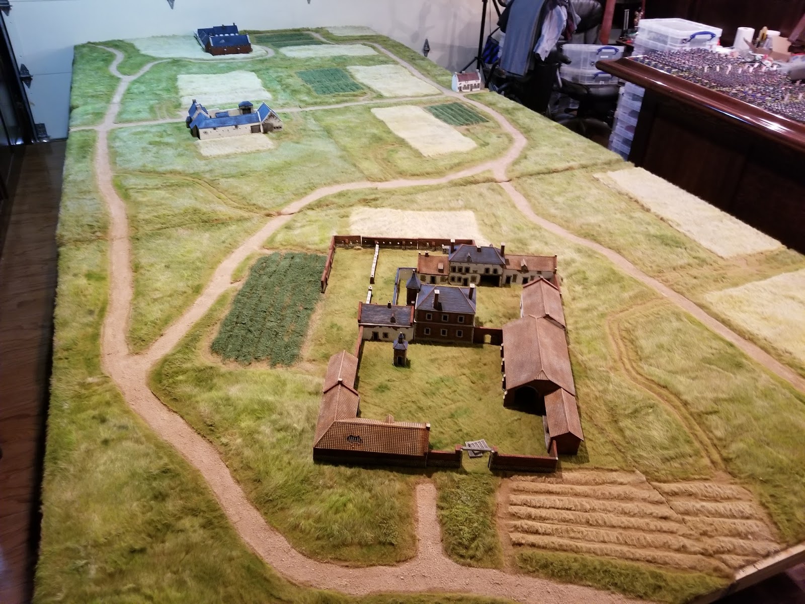 Jay's Wargaming Madness: Waterloo Project Update - Mats, Buildings and ...