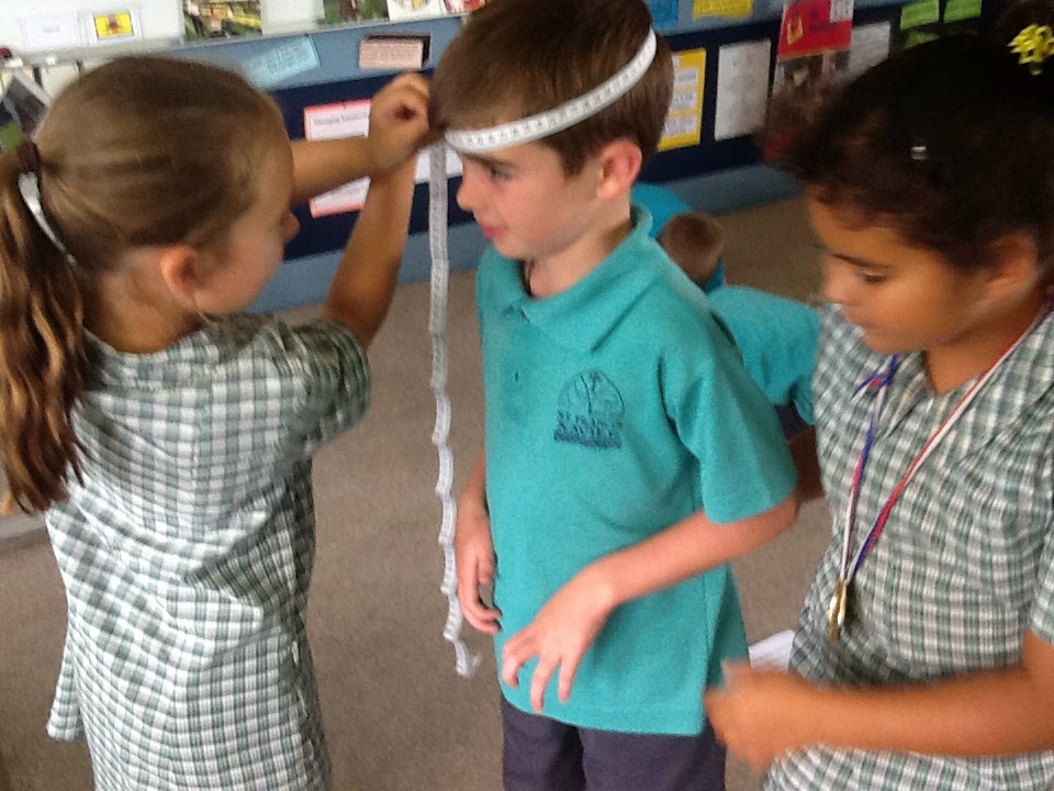 Room 9 Scholars: Measuring with a tape measure