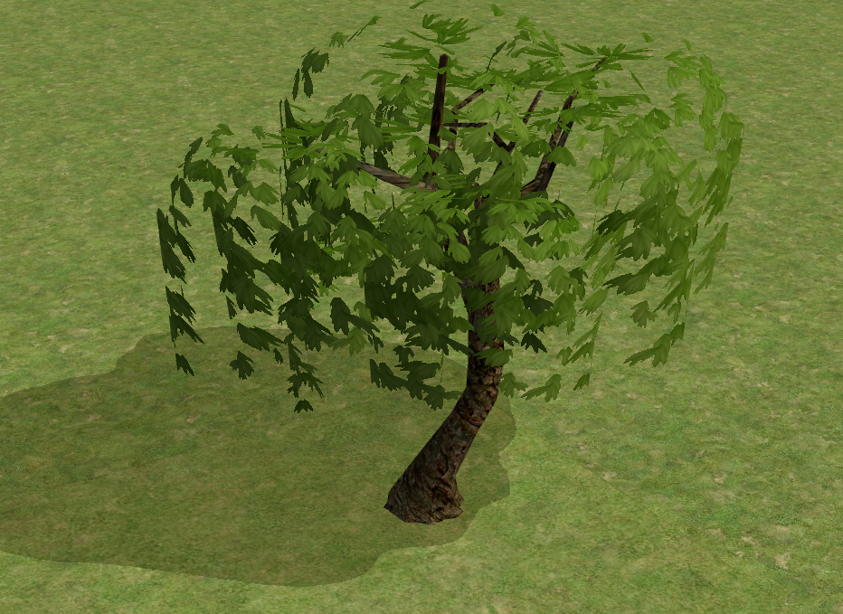 TheNinthWaveSims: The Sims 2 - The Sims 4 Wetland Willow Tree For The ...