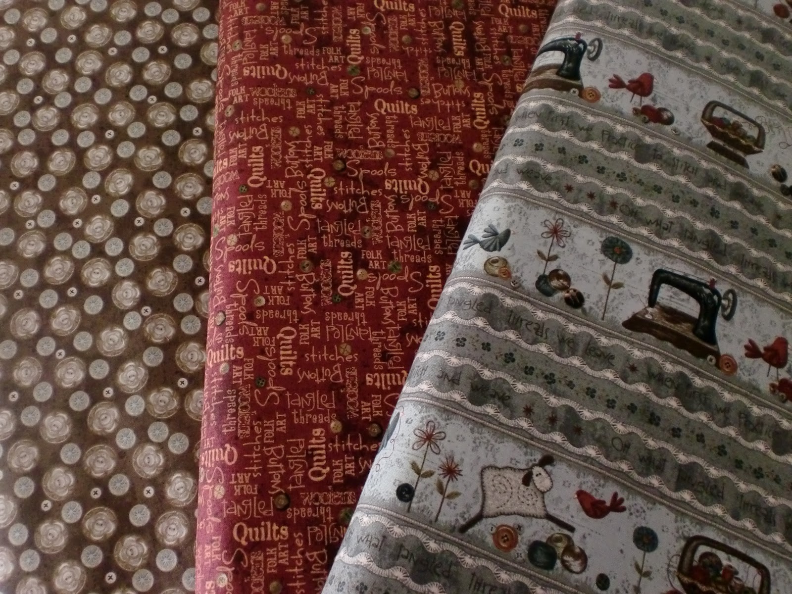 Funny Cotton Planet : Telas nuevas con temas de costuras