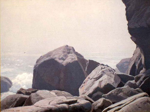 marine oil paintings: James Perry Wilson