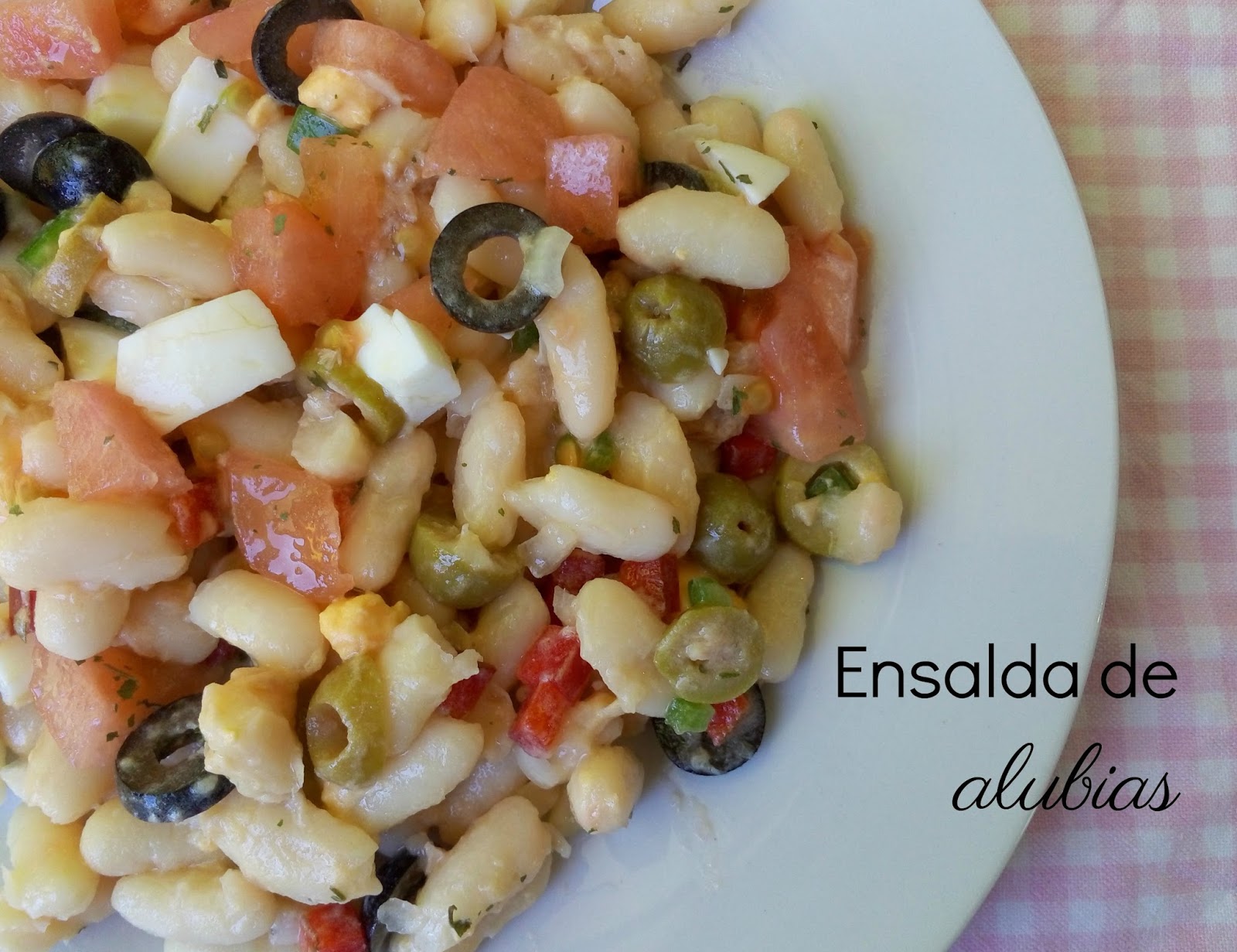 OTRO DIA PERFECTO: ENSALADA DE ALUBIAS
