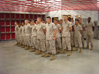 Marine recruit mom: Marine ranks: PFC-plus