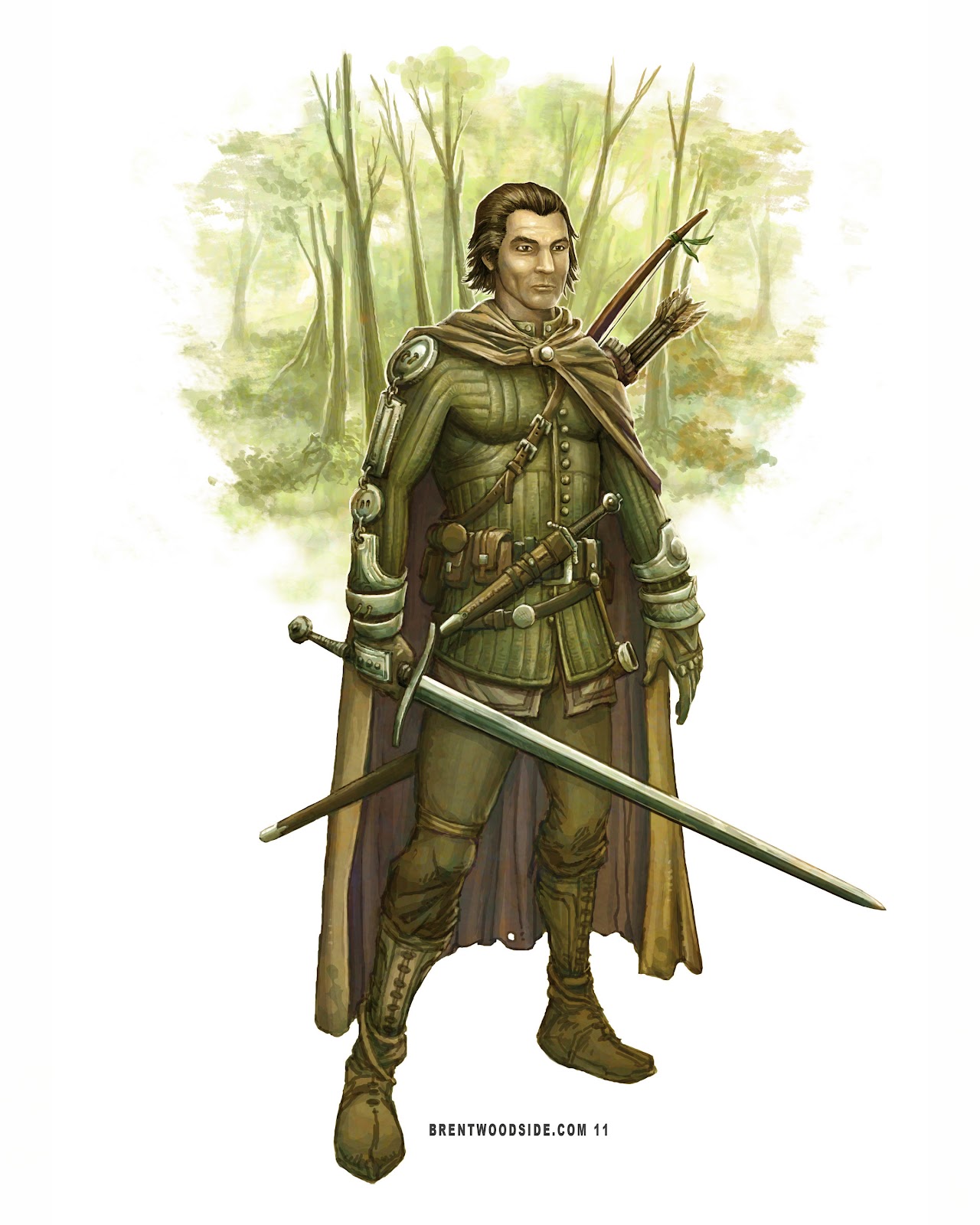 Warriors in art: Ranger by Brent Woodside