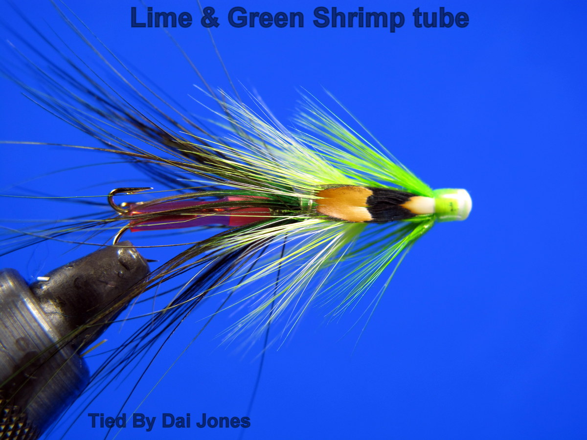 daijones flies: Irish shrimp patterns, Tied on tubes.