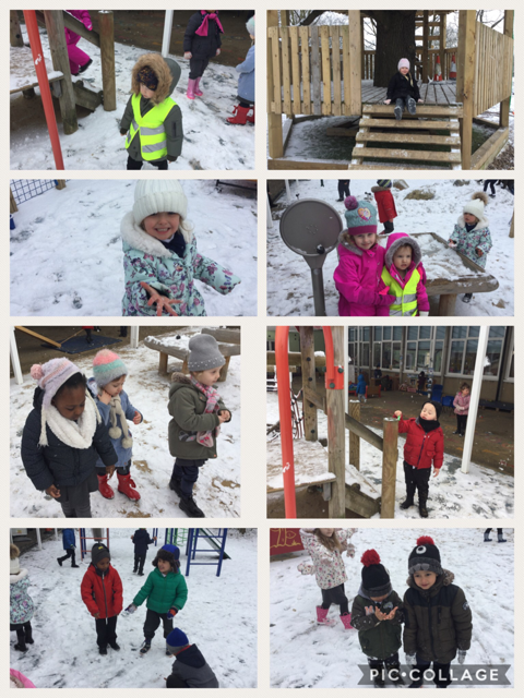 Mead Primary: EYFS fun in the snow