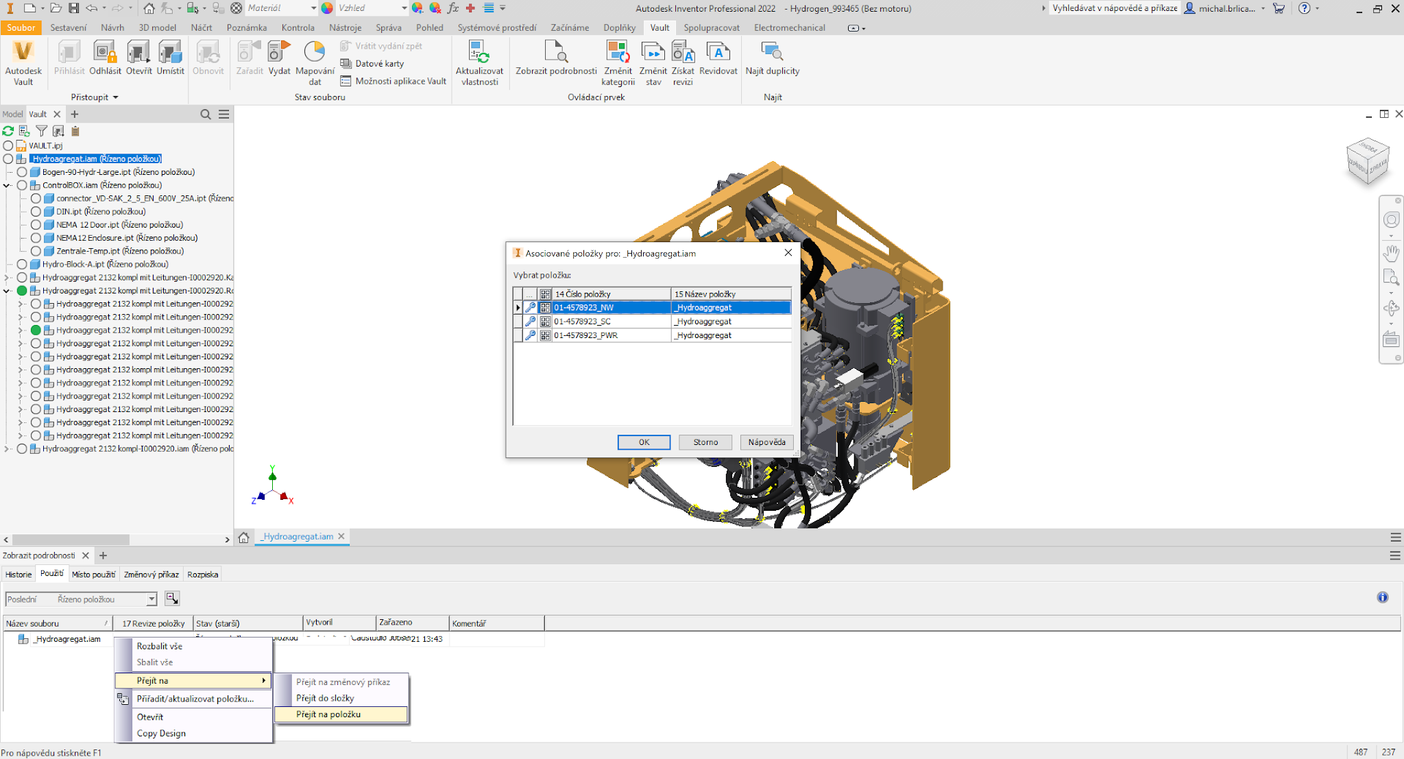 Inventor guru: Autodesk Vault 2022.1 - co je nového?