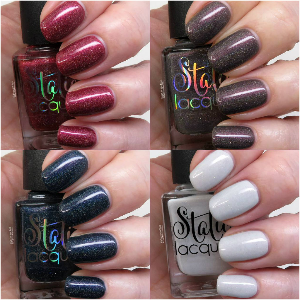 Right on the Nail: Static Lacquer INK Quad 2020 Swatches and Reviews