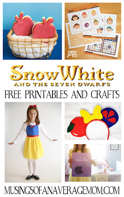 Musings of an Average Mom: Snow White Printables and Crafts