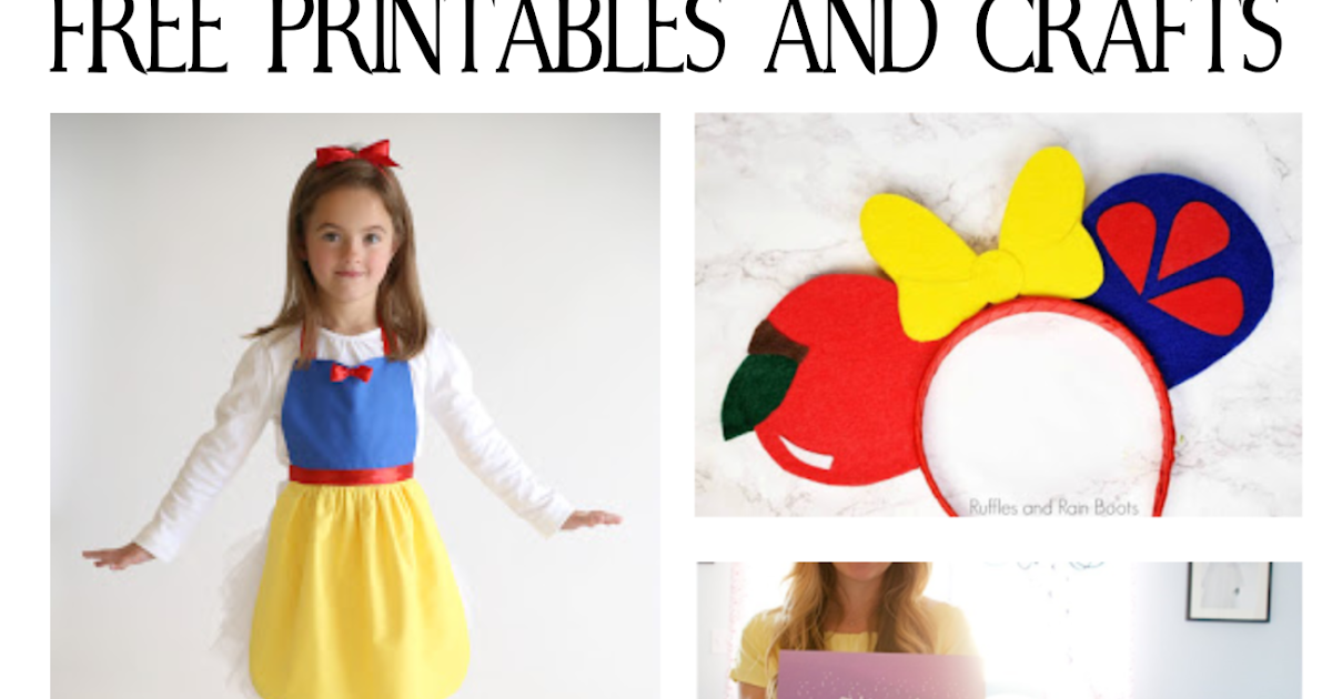 Musings of an Average Mom: Snow White Printables and Crafts