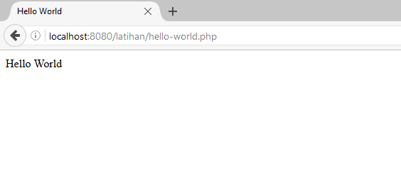 Belajar Pemrograman 101: Membuat Program "Hello World" Dengan PHP