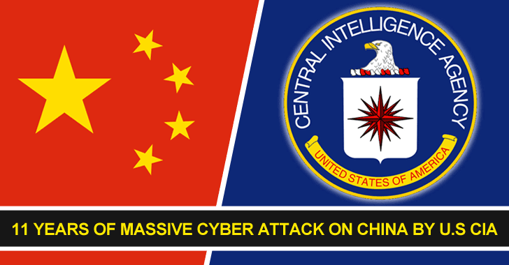 CIA Hacking Group Launched Cyber Attack on China Since 2008