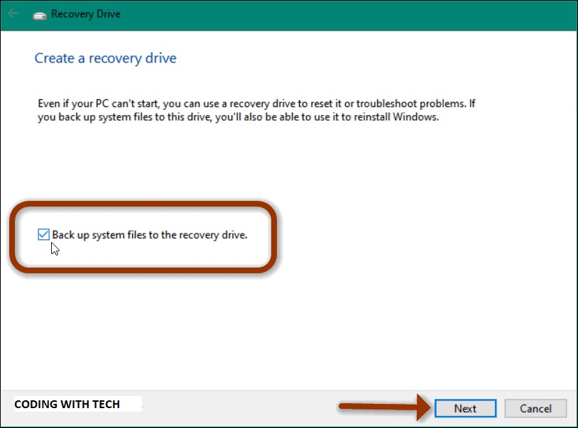 How to Create a USB Flash Drive as Windows 10 Recovery Drive