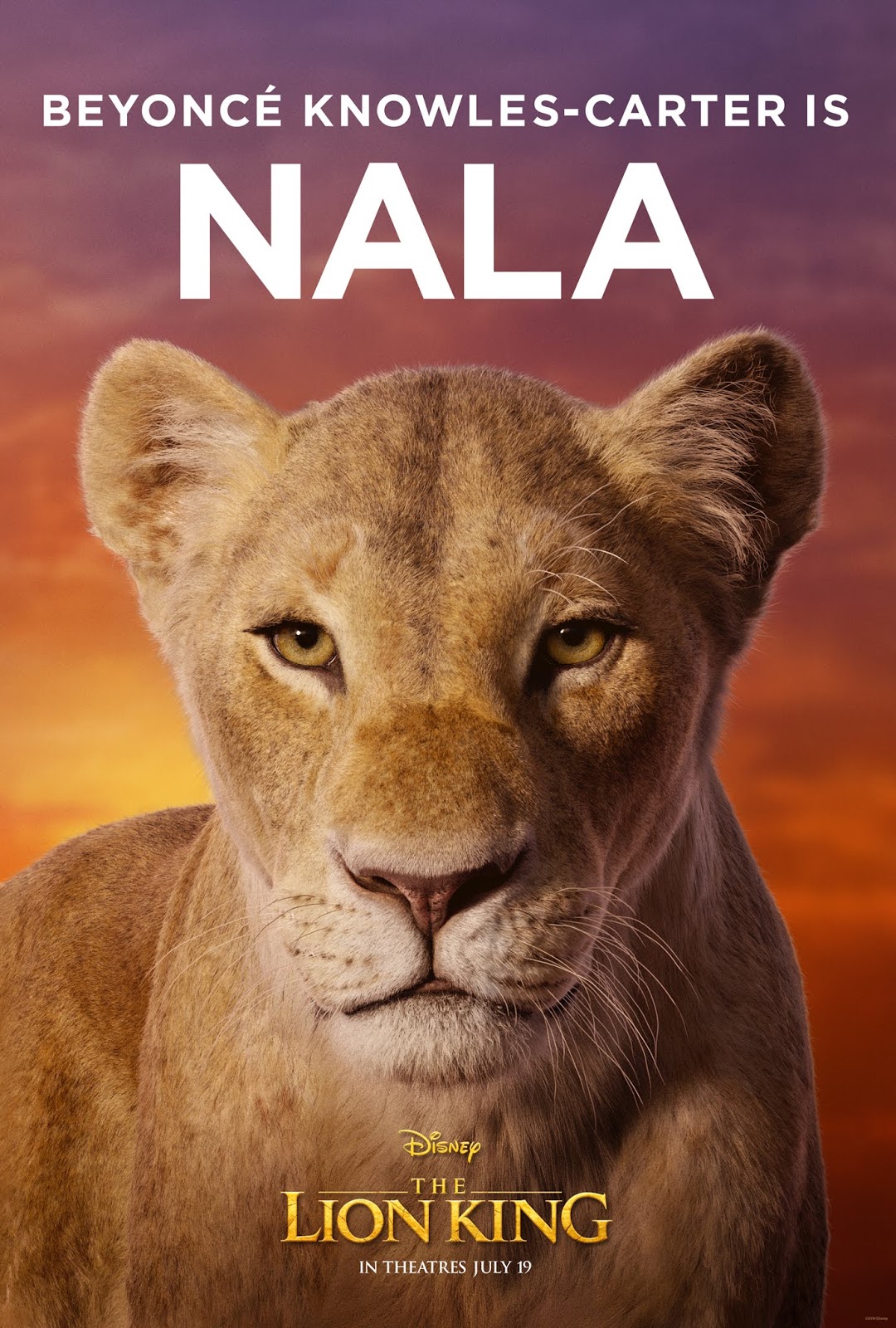 Sasaki Time: Disney's The Lion King Character Poster for Nala