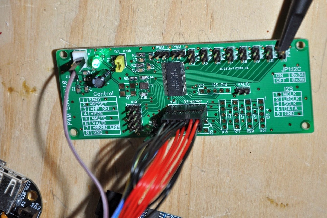 void foo(): TAS5548 PWM Modulator board