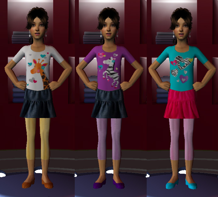 Birdgurl's Sims 2 Creations: Child Female Dress Collection 16
