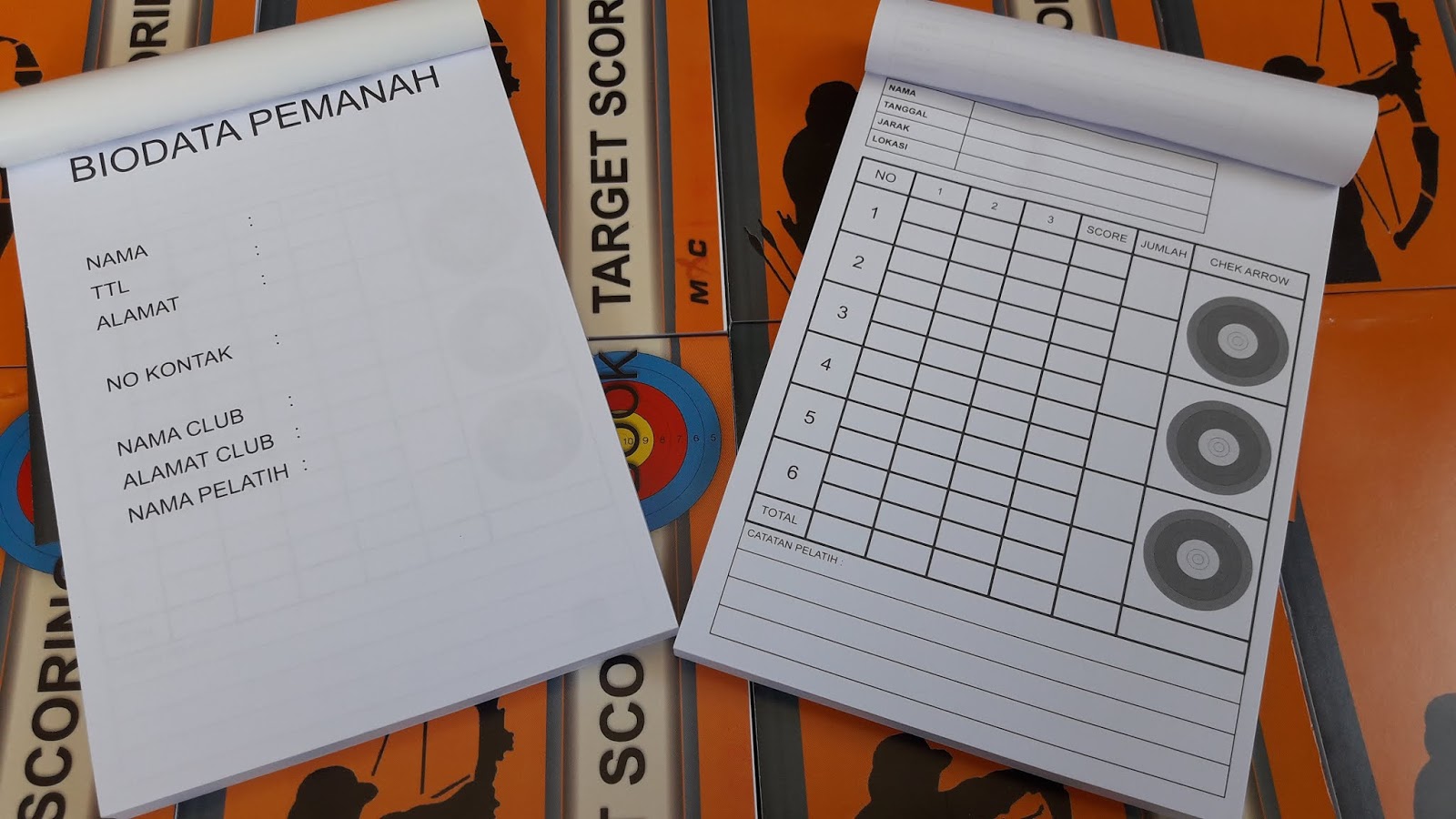 Scoring Book Target Scoring Toko Panah