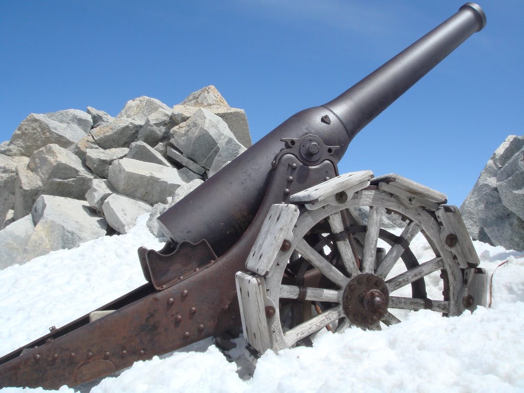 Just A Car Guy: an Italian cannon still stands on Cresta Croce, a ...