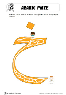Arabic and Islamic Mazes yang bertemakan Perangi Covid 19 Bersama ...