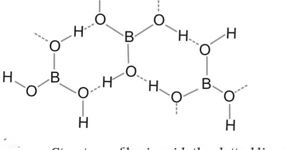 Orthoboric Acid, H3BO3