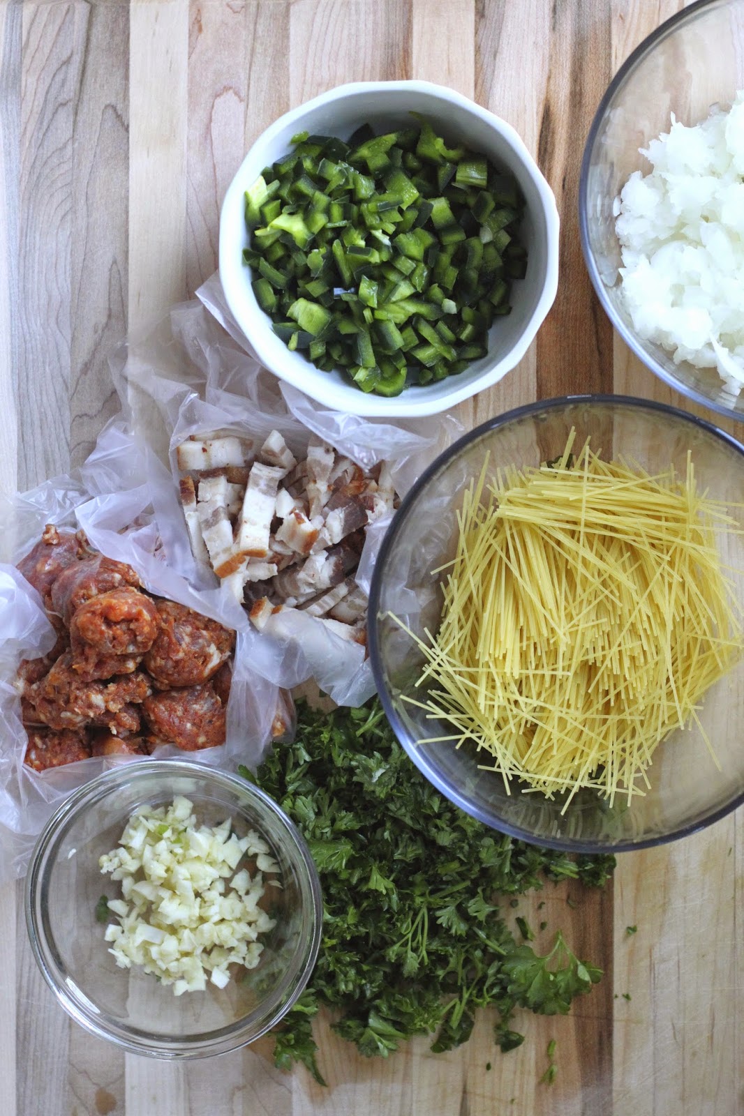 Jenessa's Dinners: Seafood Fideos