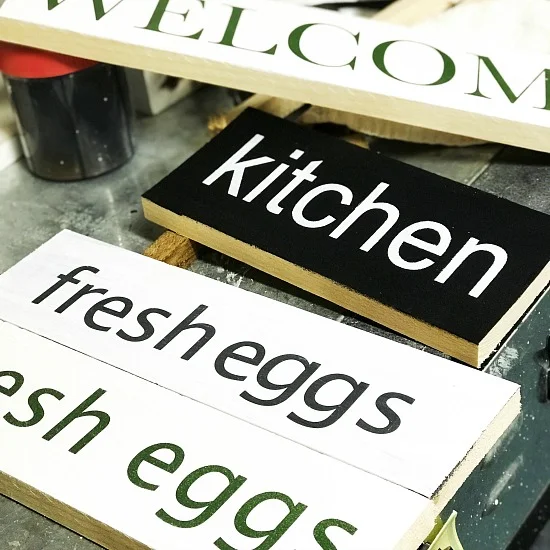 Create Rustic Signs Using a Vinyl Cutter