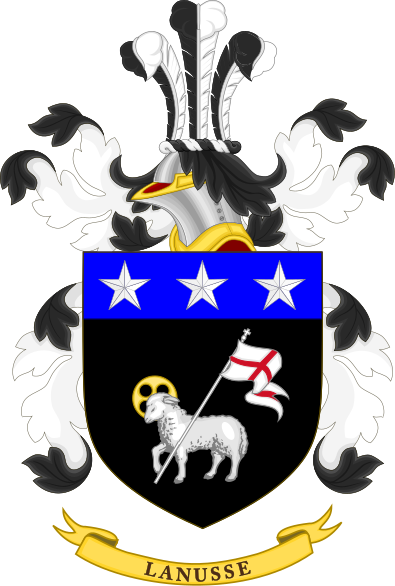 Heráldica en la Argentina: Escudo de los Lanusse