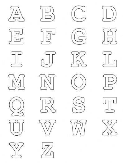 Alphabet Letters Printable With Picture - Birthday Letter