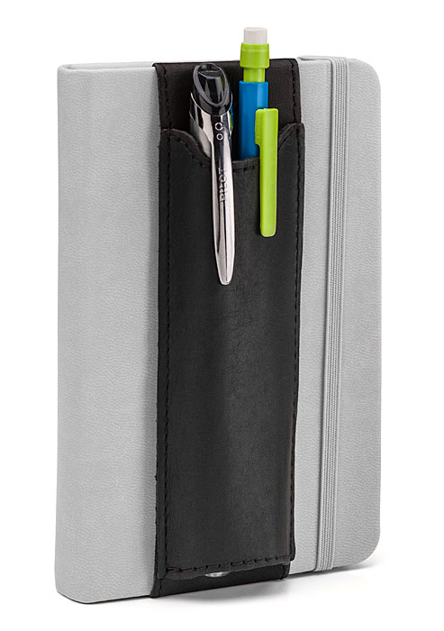 デジタルガジェット備忘録: 【ThinkGeek】メモ帳に取り付けるペンホルダー