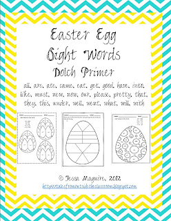 Classroom Freebies Too: Easter Dolch Words