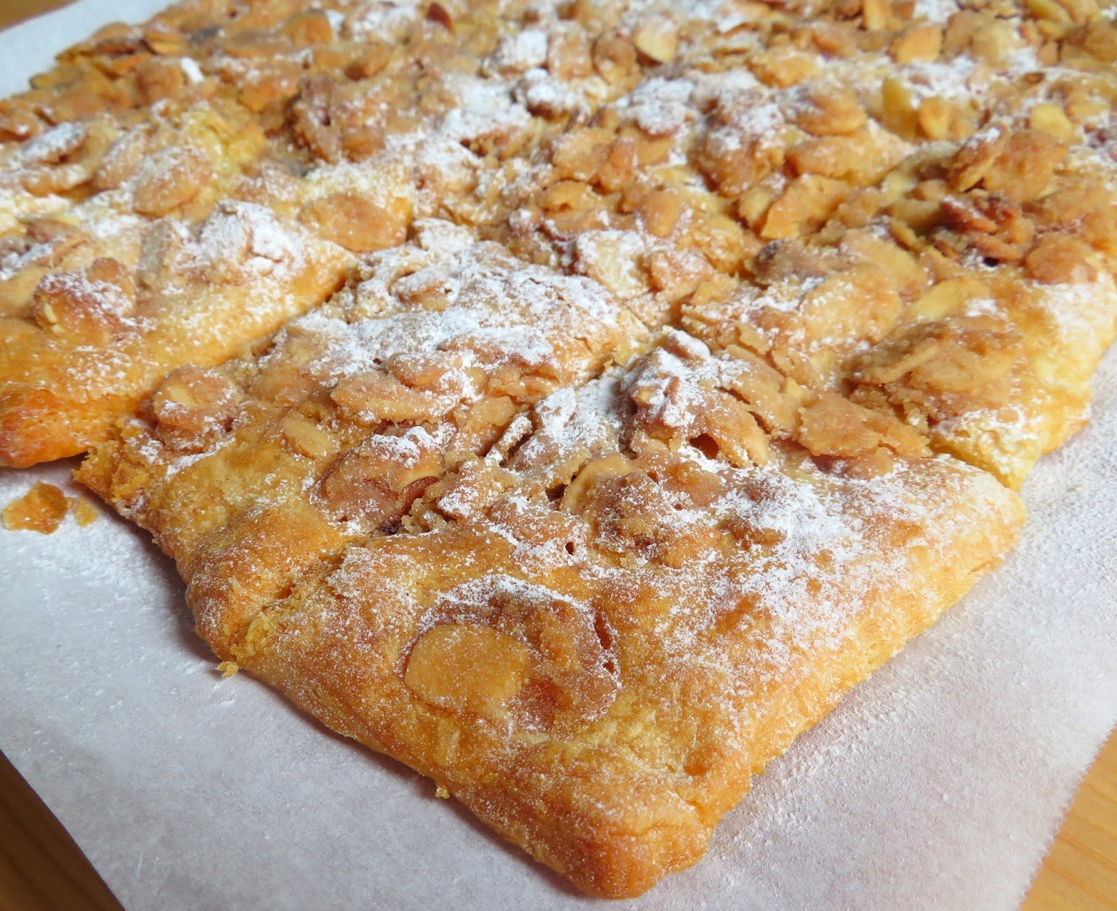 Sugar Crusted Almond Bars | The English Kitchen