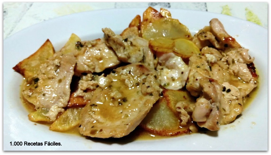 1.000 Recetas Faciles: Pechugas de pollo en salsa...