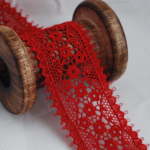 Attractive Red Lace Trim Designs 2015 | Fashionate Trends