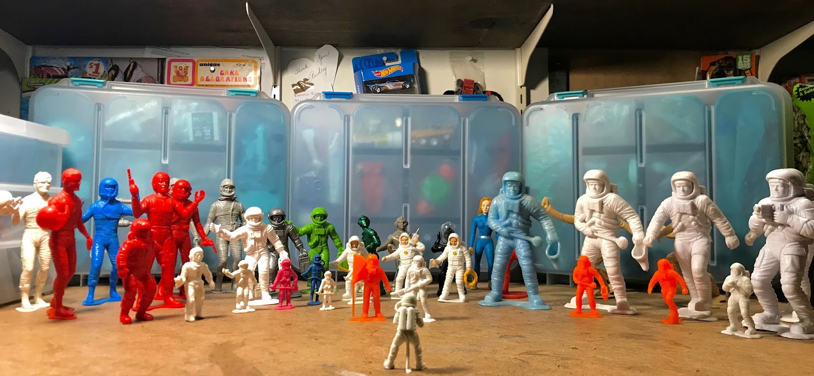 Space Garage: Larger Sized Spaceman Figures by Marx, Tim Mee, MPC ...