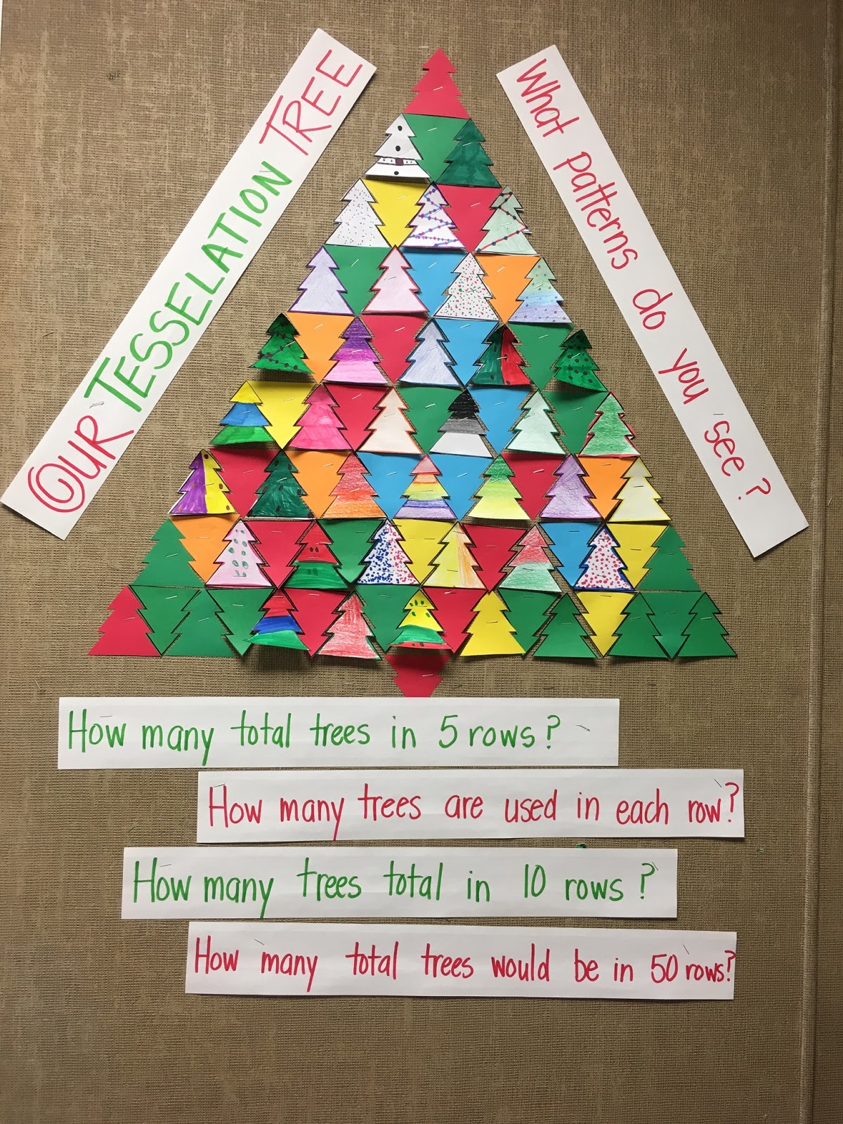 Learning with Mrs. Carney: Our Tessellation Tree