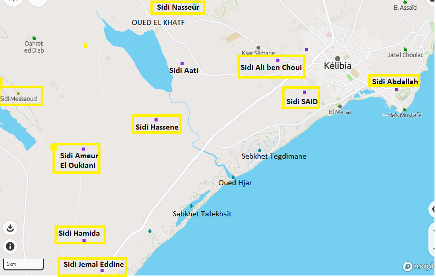 ذاكرة قليبية Mémoire de KELIBIA - Mohamed HAMDANE: Cartes géographiques ...