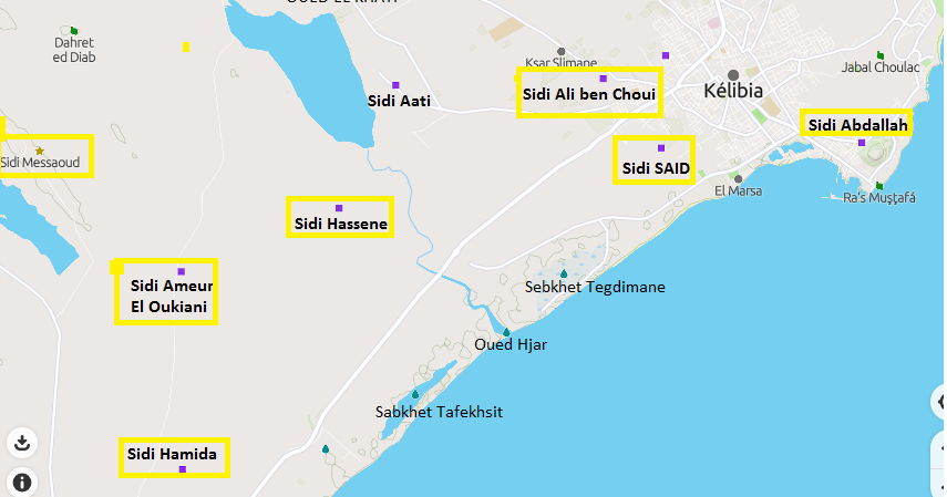ذاكرة قليبية Mémoire de KELIBIA - Mohamed HAMDANE: Cartes géographiques ...
