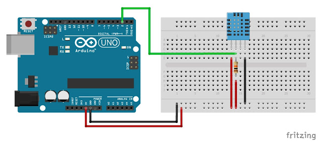 How DHT11 and DHT22 Sensors Work With Arduino - Electronic and ...