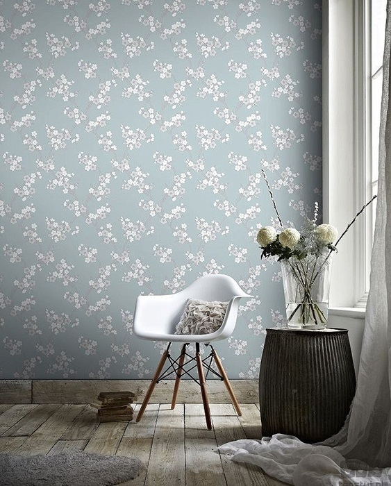 inspiracje w moim mieszkaniu: Eleganckie i modne tapety do salonu