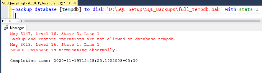 Backup Types For System Databases Sql Server Devking