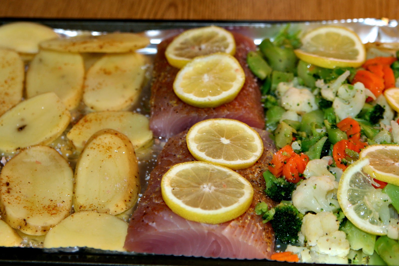 Fish Dish and Fresh Bread