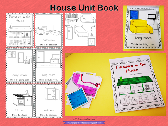ESL/EFL Preschool Teachers: The furniture in the house unit for ESL ...