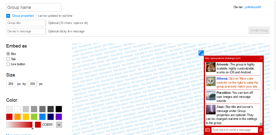 Chatango aplikasi chating untuk web blog android yang sangat ringan ...