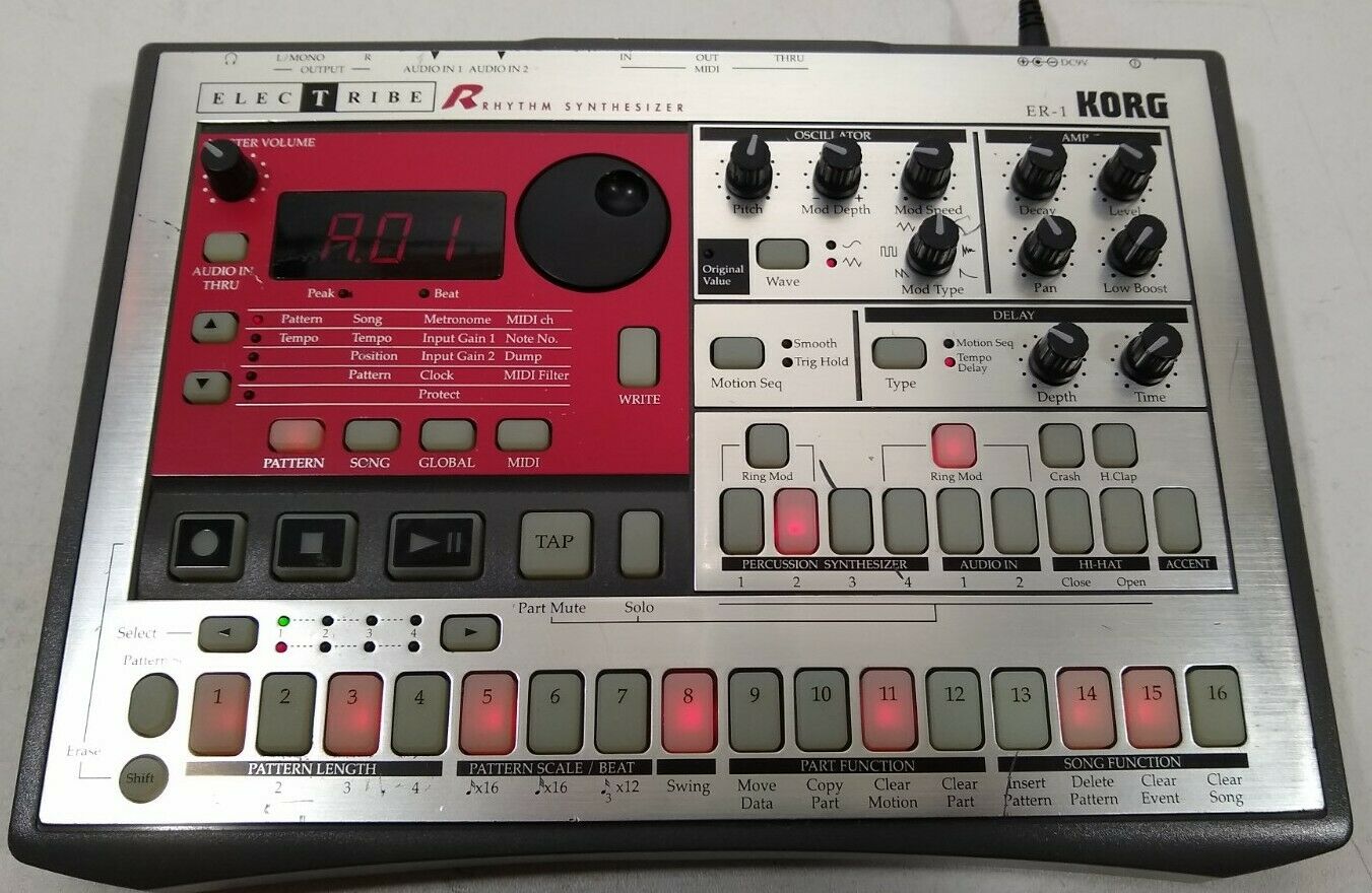 MATRIXSYNTH: Korg Electribe ER-1 Rhythm Synthesizer SN 011140