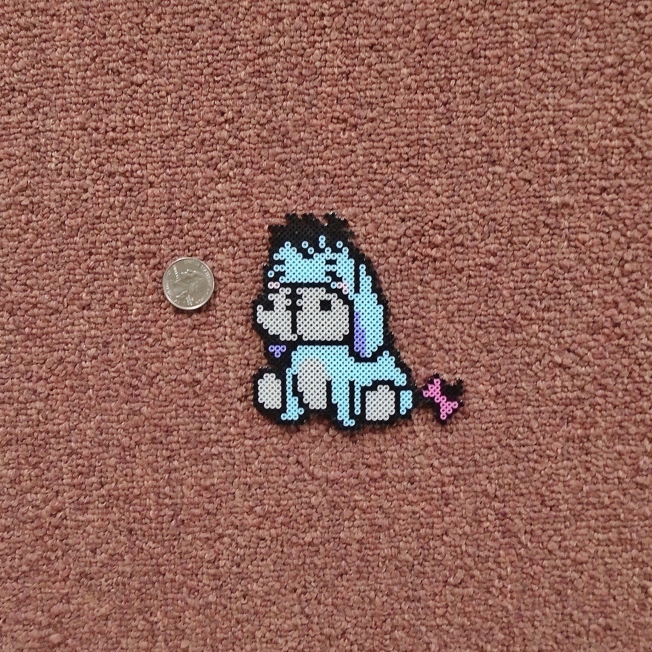 Long Black Fingers : Random Mini Perler Beads