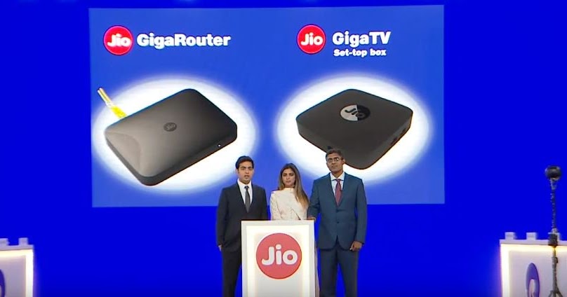 Jio Fibre Net ( JIO GIGA FIBRE)