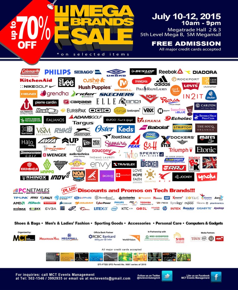 Manila Shopper: The MegaBrands SALE at SM Megatrade: July 2015