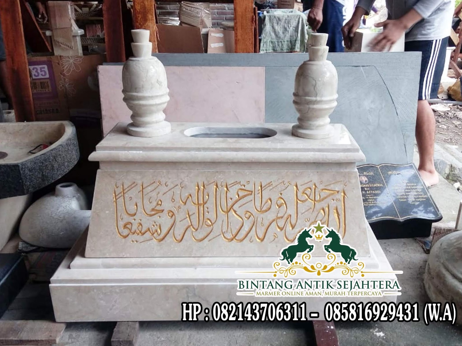 Kijing Makam Bayi, Model Makam Bayi Islam Terbaru - Makam Marmer ...
