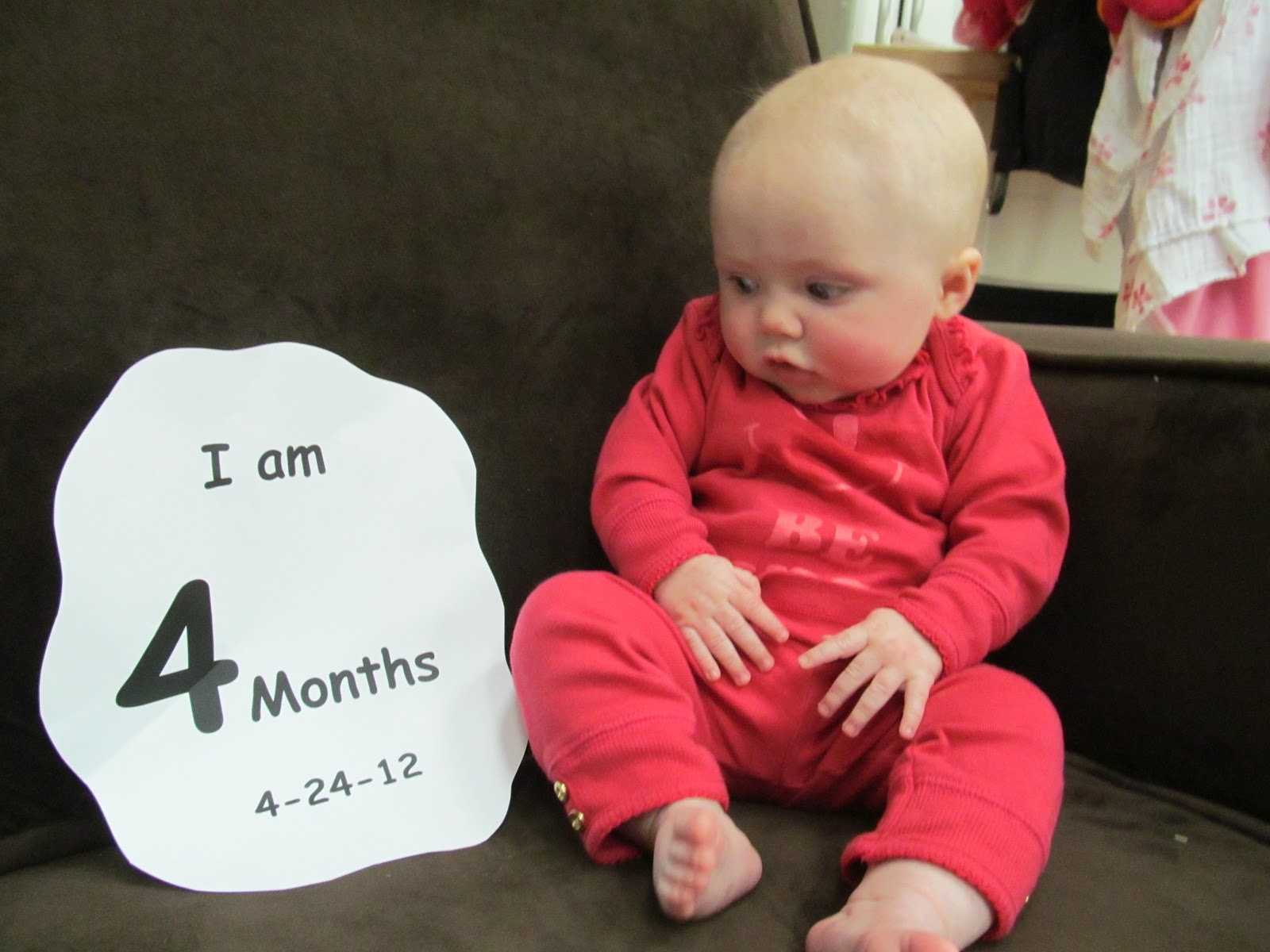 baby harrington: Chloe's 4 Month Photo Shoot