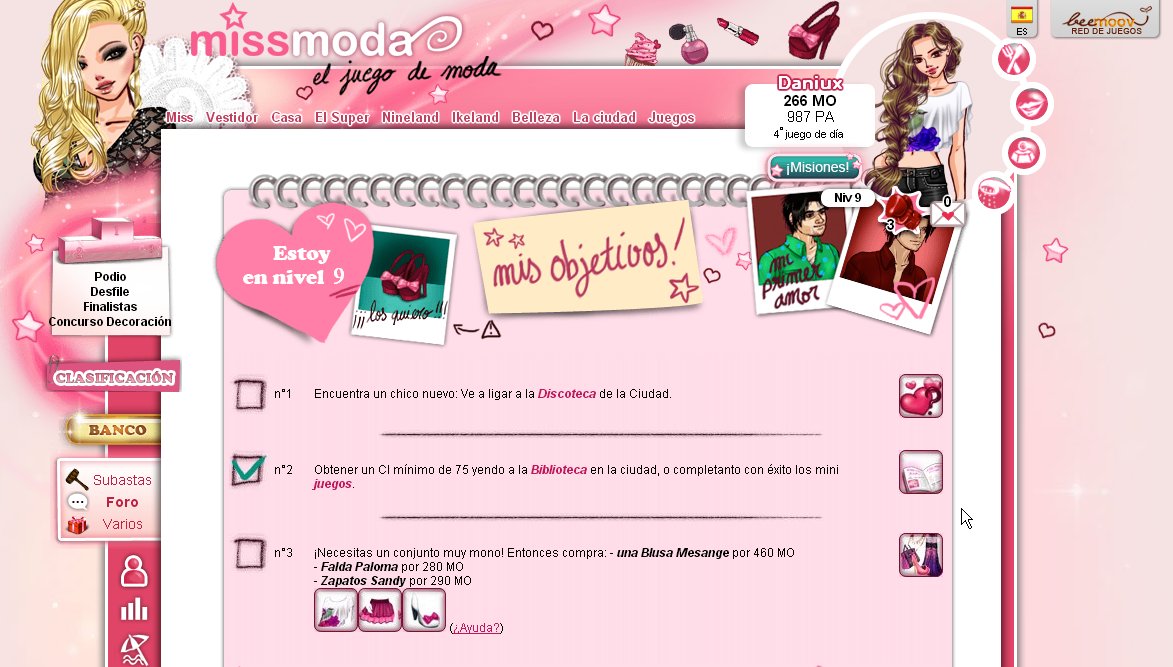 El Rincon de Milu : Sin Sentido Ni Lógica: Miss Moda: Un Juego Muy Fashion